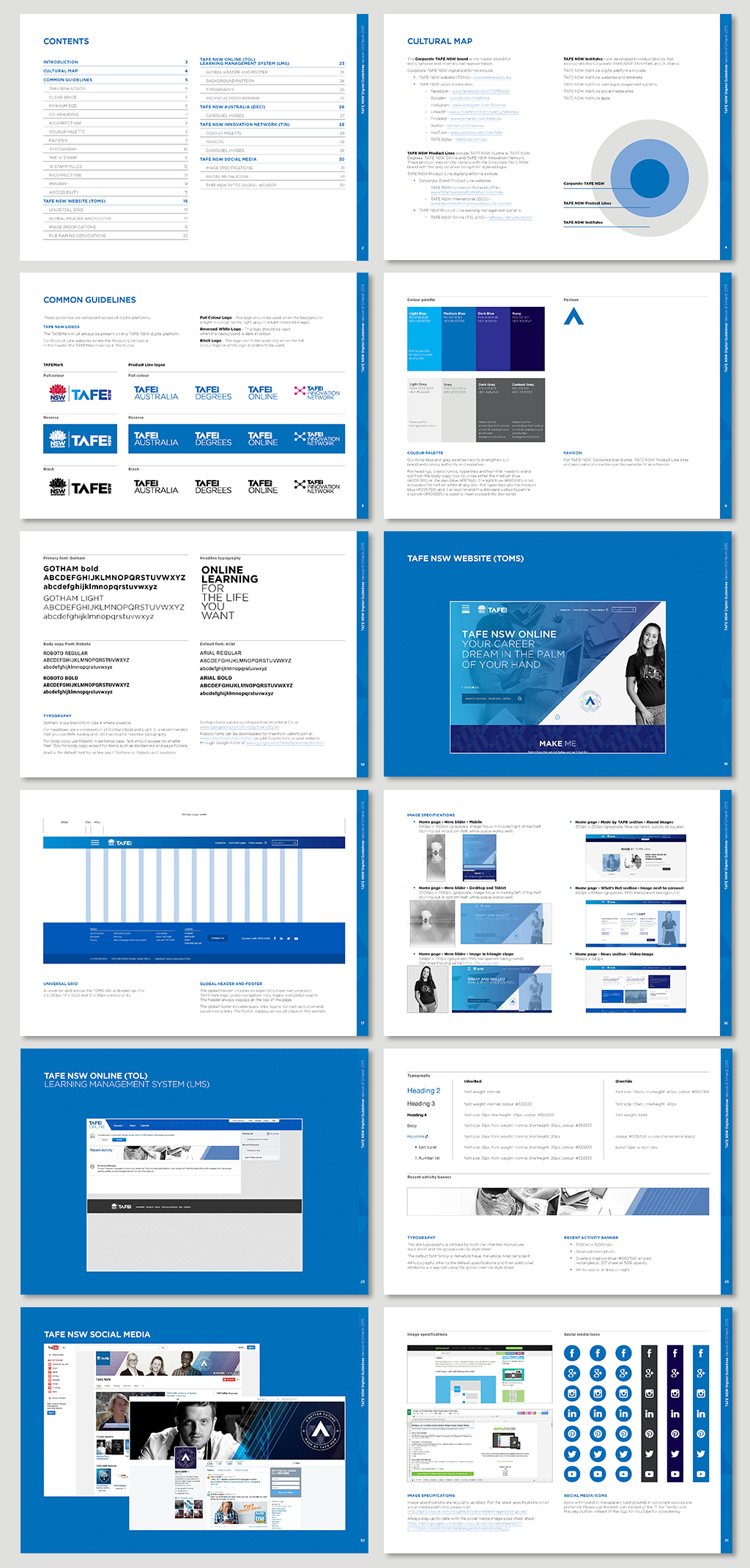 Digital Brand Guidelines ::: TAFE NSW – Cassandre Collins